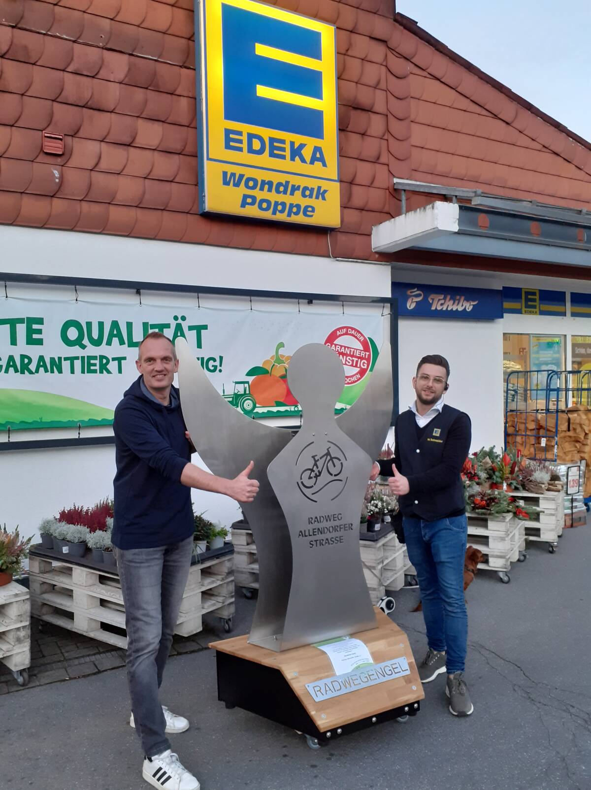 Pfandbon- Spendenaktion im EDEKA Wellingholzhausen - Radweg Allendorfer Straße e.V.